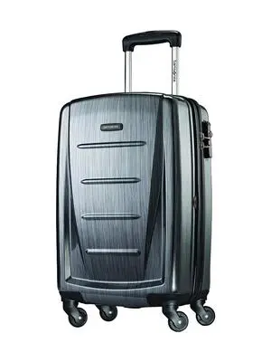 SAMSONITE Winfield 2 Medium Checked Hardside Expandable Luggage With Spinner Wheels - Charcoal