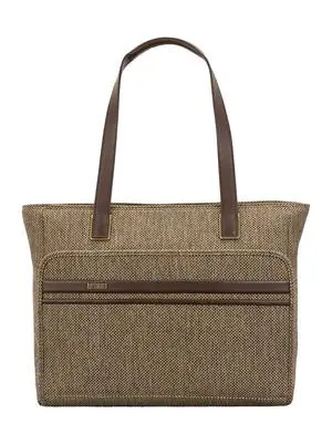 HARTMANN Tweed Carryall Tote - Tweed/natural Leather