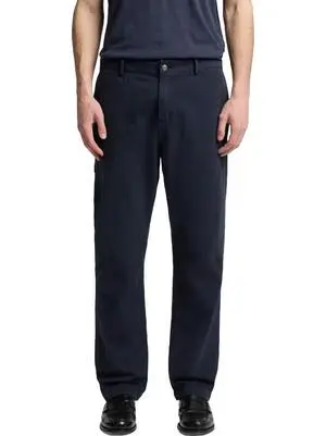 7 For All Mankind Cotton & Linen Carpenter Chinos - Linen Dark Navy