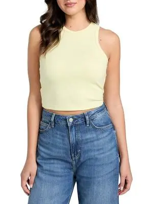 Guess Minka Racerback Rib Tank - Cotton Yellow