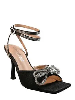 TOUCH UPS Lux Ankle Strap Sandal Black
