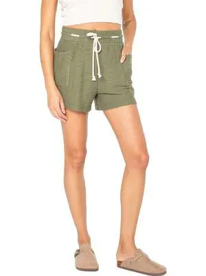Roxy Cotton-blend Shorts - Four Leaf