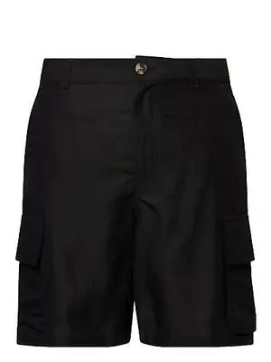 Loewe X Paula's Ibiza Multi-pockets Woven Shorts - Black