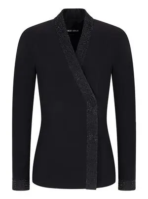 Giorgio Armani Single-breasted Jacket With Rhinestones - Patterned