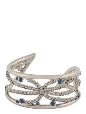 Giorgio Armani Brass And Swarovski Crystal Bangle - Blue