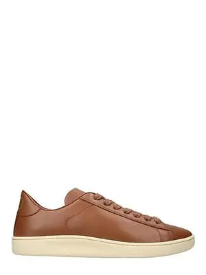 Valentino Garavani Leather Low-top Trainers - Brown