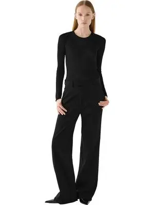 VERONICA DE PIANTE Taylor Trouser In Stretch Wool Twill