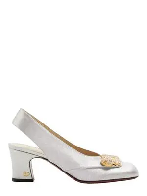 Valentino Garavani 60mm Adamantine Pumps - S13 Silver