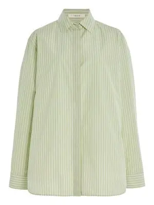 THE ROW Vanda Cotton Poplin Shirt