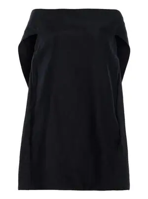 THE ROW Pallenberg Off-the-shoulder Top - Black