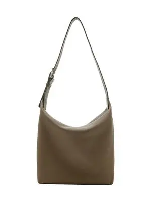 THE ROW Isa Leather Shoulder Bag - Green
