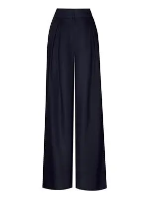 ANDRES OTALORA Desperte Wide-Leg Linen Pants