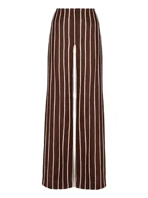 ANDRES OTALORA Tuyo Linen Wide-Leg Pants