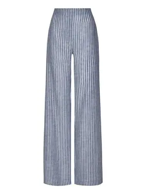 ANDRES OTALORA Amor Profundo Wide-leg Pants - Stripe