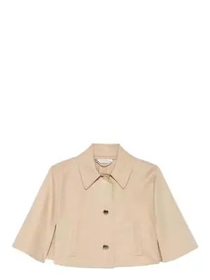 Max Mara Cotton Cape Jacket - Neutrals