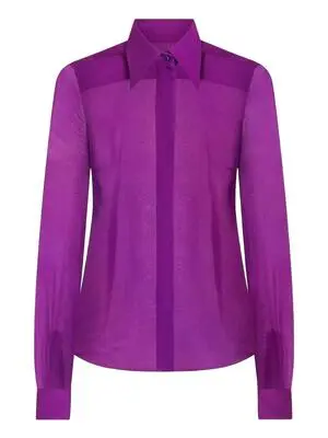 Dolce & Gabbana Silk Shirt - Purple