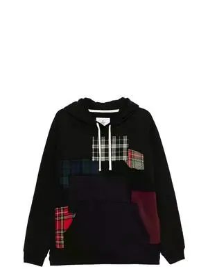 Junya Watanabe Patchwork Hoodie - Black