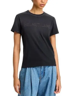 Helmut Lang Slim Fit Logo Tee - Black