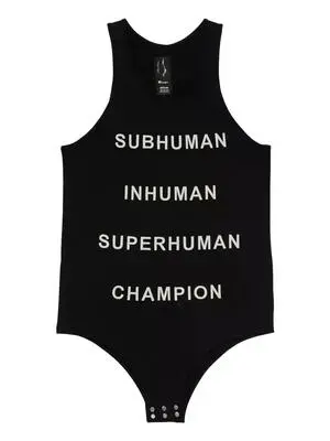 Rick Owens Slogan-print Vest - Black
