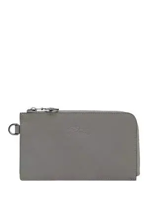 Longchamp Le Pliage Xtra Leather Clutch Bag - Grey