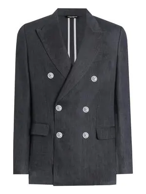 Dolce & Gabbana Sicilia Light Double-breasted Jacket - Grey