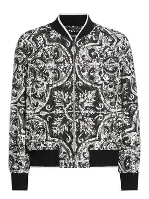 Dolce & Gabbana Majolica-print Cordonetto Lace Jacket - Multicolor