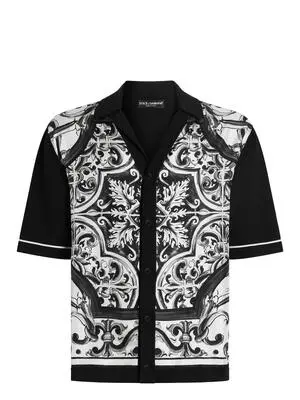 Dolce & Gabbana Majolica-print Oversized Shirt - Multicolor