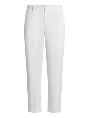 Dolce & Gabbana Cotton Gabardine Trousers - White