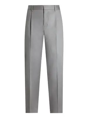 Dolce & Gabbana Cotton Gabardine Trousers - Grey