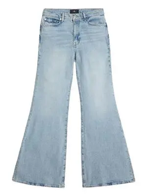 7 For All Mankind Retro Flare Jeans - Denim