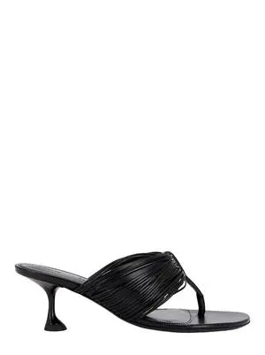 Proenza Schouler Cable Thong Sandal - Black
