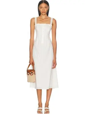 Staud Matilde Dress - White