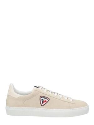 Rossignol Suede Lace-up Low-top Sneakers - Cream