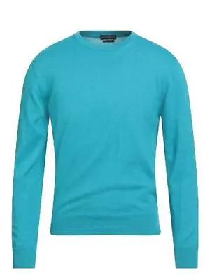 BALLANTYNE Azure Cotton And Cashmere Sweater - Blue