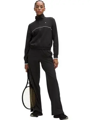 Lululemon Court Rival Tennis Track Jacket - Black/white
