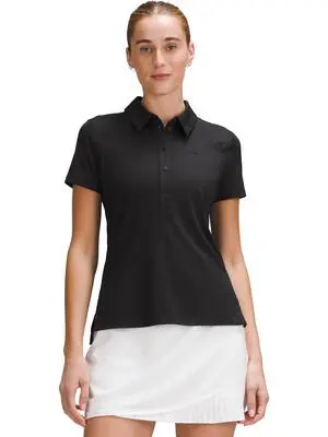 Lululemon Quick-dry Short-sleeve Polo - Black