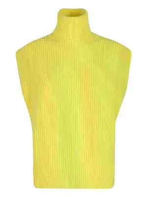 DEPARTMENT 5 Sleeveless Turtleneck Sweater - Yellow