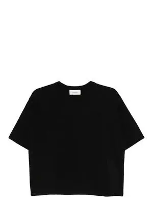 LISA YANG Knitted T-shirt - Black
