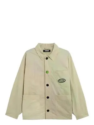 BARROW Logo Shirt Jacket - Neutrals