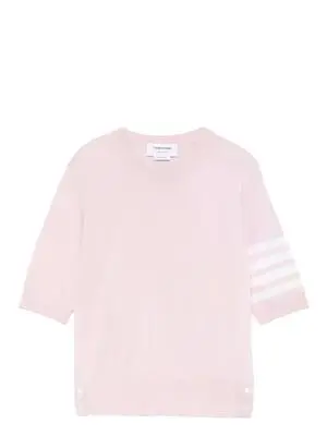 Thom Browne Stripe-detail Top - Pink