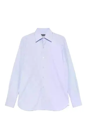 TOM FORD Poplin Shirt - Blue