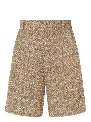 Amiri Boucle Short Camel