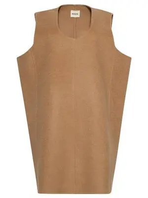 Khaite Nyona Mini Dress - Camel