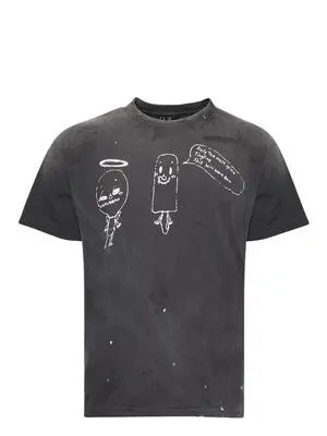 SAINT MXXXXXX X The Webster Life Beyond Earth T-shirt - Black