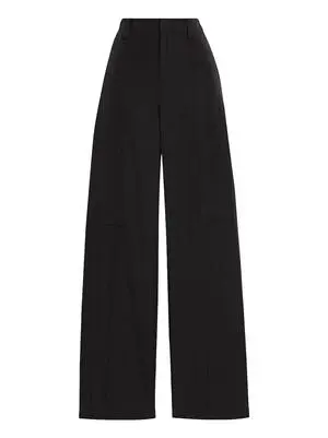 Vince Canvas Wide-Leg Pants Black