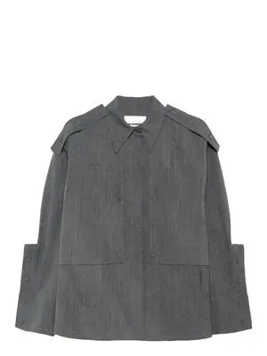 JIL SANDER Maxi-cuff Shirt - Grey