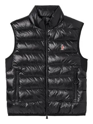 Moncler Logo-appliquéd Quilted Gilet - Black