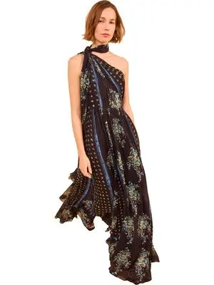 ULLA JOHNSON Angelique Draped Scarf Gown