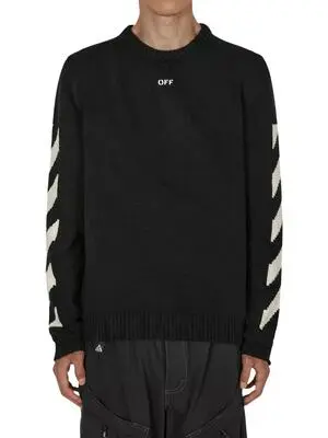 Off-White Diag Arrow Sweater - Black