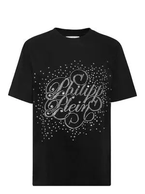 Philipp Plein Crystal-embellished T-shirt - Black